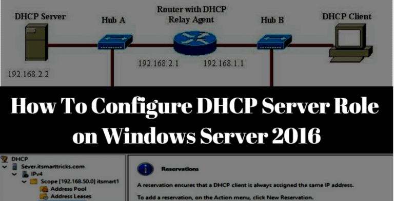 How To Configure Dhcp Server Role On Windows Server 2016