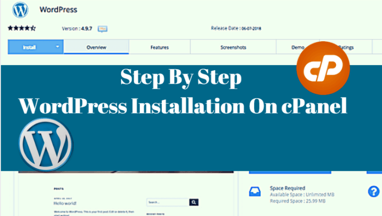 Step By Step WordPress Installation On CPanel