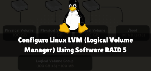 How To Configure Raid 5 (Software Raid) In Linux Using Mdadm ... How To Configure Raid 5 (Software Raid) In Linux Using Mdadm ...