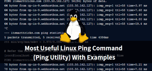 Best Linux Alias Command with Examples » ITSmartTricks.com